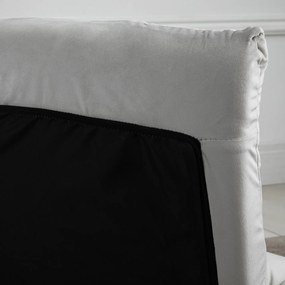 HOMCOM skládací podlahové křeslo 3 v 1 s nastavitelným opěradlem 13 poloh skládací lehátko šedé z kovové pěny 55x71x53,5cm do obývacího pokoje a na z…