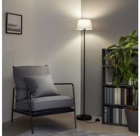 Brilagi - LED Stojací lampa CERIA 1xE27/40W/230V pr. 25 cm šedá/černá