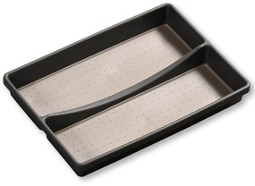 Organizér do zásuvky Kubas 23 cm černý