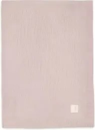 Jollein Deka pletená Sprinkle Knit Silk Rose / Deka / 75x100 cm