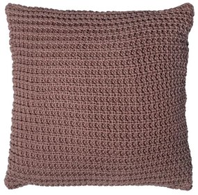 SCANquilt pletený povlak TOPAZ oka kakaová 45 x 45 cm