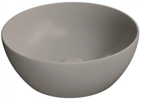 GSI PURA keramické umyvadlo na desku, průměr 32cm, tortora mat 885405