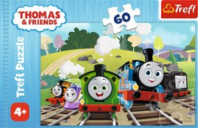 TREFL PUZZLE Mašinka Tomáš na výletě 33x22cm skládačka 60 dílků tr17379