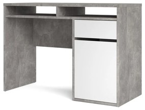 FALCO Psací stůl Felix 488 beton/bílý lesk