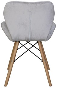Jídelní židle ALFA šedý samet