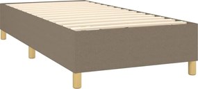 vidaXL Box spring postel s matrací 90x190 cm textil [3142141] Barva: Černá