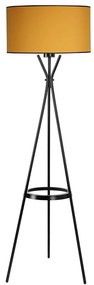 Asir | Stojací lampa VENEDIK 1xE27/60W/230V oranžová/černá | AS0479