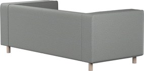 Potah na pohovku IKEA  Klippan 2-místná barva modrá látka pletený vzor