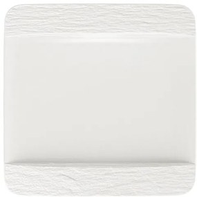 Villeroy & Boch Manufacture Rock Blanc jídelní talíř, 28 x 28 cm 10-4240-2610