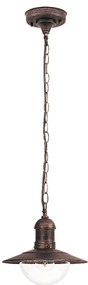 Brilagi - Venkovní závěsné svítidlo MOLDE 1xE27/60W IP44 bronzová/patina 63027