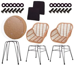 Stilista 81767 STILISTA Zahradní set, židle a stůl