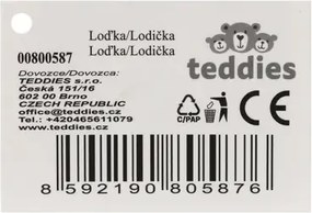 TEDDIES Loď rybářská do vody / Hračka do vody / Plast / 12 x 28 cm / 2