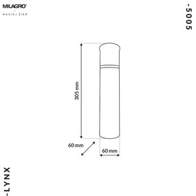 Stropní svítidlo Lynx, 1x zlaté/černé kovové stínítko