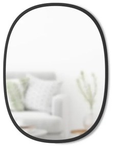 Umbra - Nástěnné zrcadlo 61x 46 cm Oválné Černé HUB