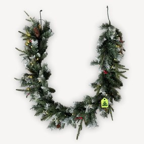 Girlanda Zasněžená Zdobená 50 LED 180 cm