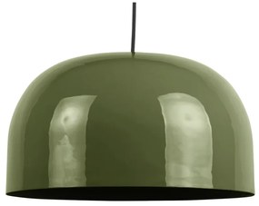 Zelené závěsné svítidlo s kovovým stínidlem ø 40 cm Dome – Leitmotiv