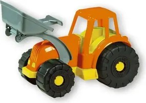 Androni Traktorový nakladač Power Worker oranžová / od 12 měsíců