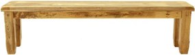 Indický nábytek - Lavice Devi 140x40 z mangového dřeva Mango natural