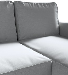 Potah na pohovku IKEA Backabro rozkládací se šezlongem barva šedá látka sametová