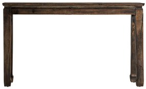 Konzolový stolek xiliar 130 x 30 cm hnědý MUZZA