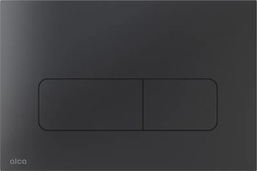 ALCA Ovládací tlačítko pro předstěnové instalační systémy, nerez-černá mat MOON-BLACK