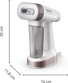 Tefal Pure Force DT8765E0 černá, skořicová / Ruční napařovač oděvů / 1