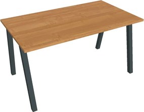 Kancelářský stůl jednací Hobis UJA 1400, deskaakát, bílá RAL 9016