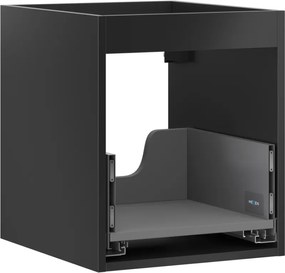 Mexen Box-A, závěsná skříňka 40 cm, 1 zásuvka, černá matná, 91AX0-0400-470-1-71
