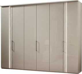 XXXLutz ŠATNÍ SKŘÍŇ S OTOČNÝMI DVEŘMI, šampaňská, 300/216/59 cm Dieter Knoll - Šatní skříně - 000442030914