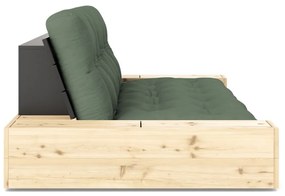 Zelená rozkládací pohovka 244 cm Base – Karup Design