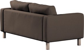 Potah na pohovku IKEA  Karlstad 2-místná, nerozkládací, krátký barva hnědá látka pletený vzor