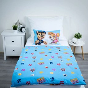 Bavlněné dětské povlečení do postýlky 100x135 cm Paw Patrol – Jerry Fabrics