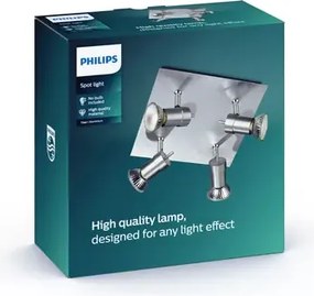 Philips Titan 4x50W hliník / bodové svítidlo / GU10