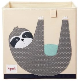 3 SPROUTS Úložný box 3 Sprouts Sloth Gray