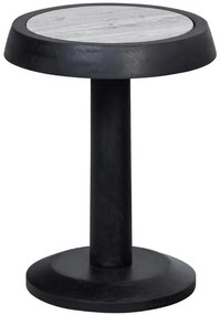 OnaDnes -20% Hoorns Černý mangový odkládací stolek Nae 36 cm
