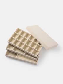 Sinsay - Sada organizérů do skříně 4 pack - krémová