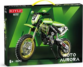 Stavebnice motocyklu KIYUI H8707, 466 dílků