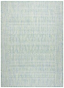 Dywany Łuszczów Kusový koberec Sion Sisal Aztec 22184 green/blue/ecru – na ven i na doma Rozměry koberců: 180x270