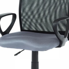 Kancelářská židle šedá černá KA-B047 GREY