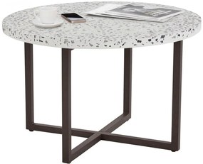 Danish style Odkládací stolek Stephanie, 70 cm, bílá