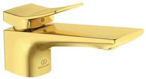 Ideal Standard Conca Tap - Umyvadlová baterie s výpustí, Brushed Gold BC753A2