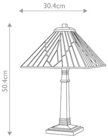 Elstead TF-ALDERLEY-TL-L - Stolní lampa Tiffany ALDERLEY 1xE27/60W/230V