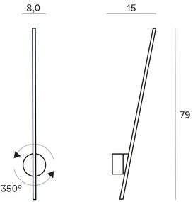 MAXLIGHT W0297 - LED Venkovní nástěnné svítidlo SPIDER LED/8,4W/230V IP44 zlatá