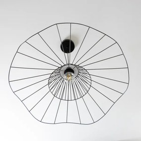 Brilagi - LED Lustr na lanku CERIA WIRE 1xE27/40W/230V pr. 80 cm černá