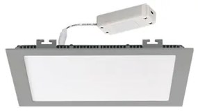 Vestavné svítidlo LED Kanlux KATRO 23W-WW-SR 3000K stříbrná 22520
