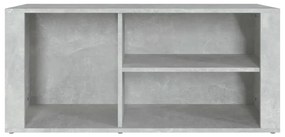 Botník betonově šedý 100x35x45 cm kompozitní dřevo