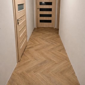 Egibi, Vinylová podlaha kliková Canadian Design Herringbone Premium Whistler, 625 x 125 mm