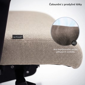 Ergonomická kancelářská židle světle béžová VECTOR