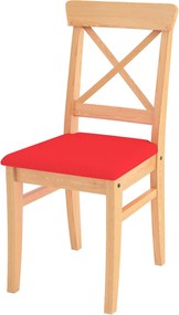 Potah na židli Ingolf s čalouněným sedákem barva červená