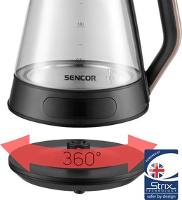 Sencor SWK 1595BK - rychlovarná konvice